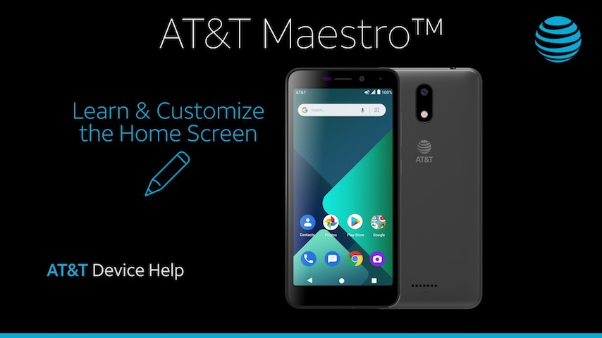 AT&T Maestro (U202AA) - Learn & Customize the Home Screen - AT&T